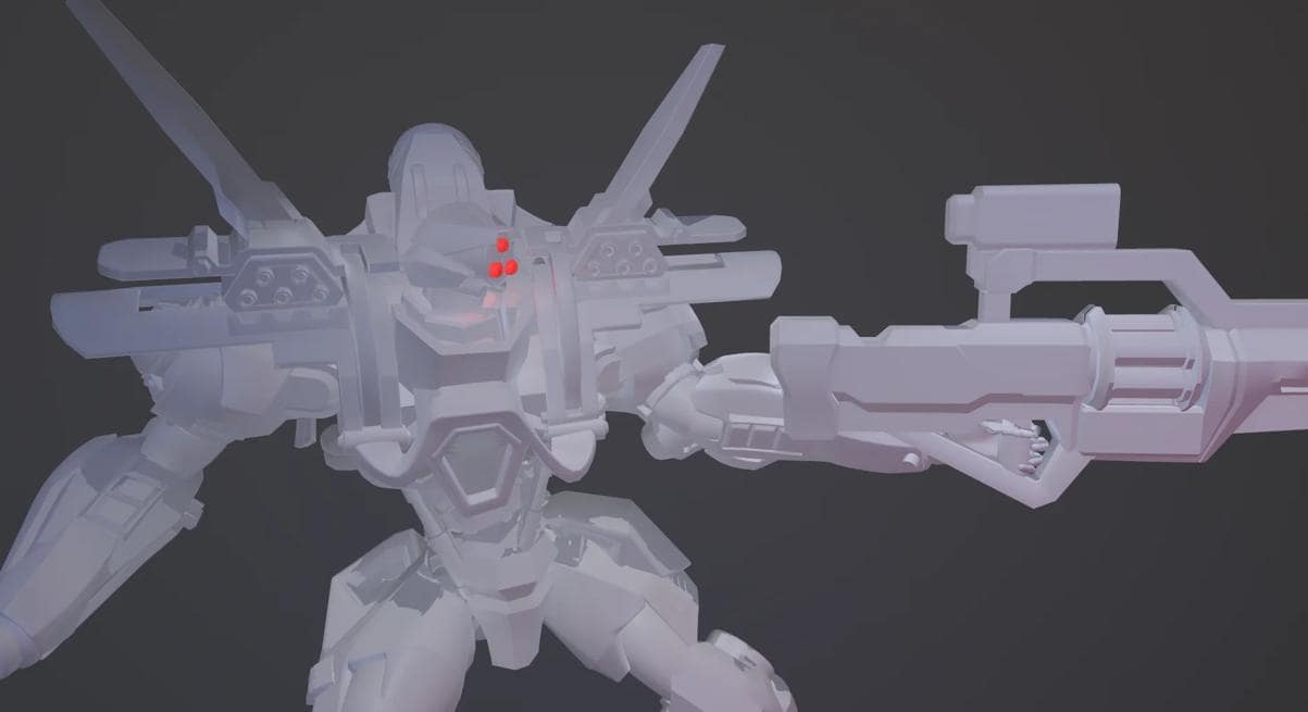 Armored Core 3d Model // Gundam // for 3dprinting - Etsy