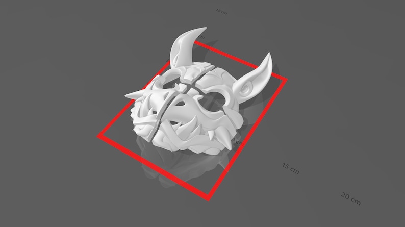Halloween Mask 3D Print-ready STL Files // Cosplay // - Etsy