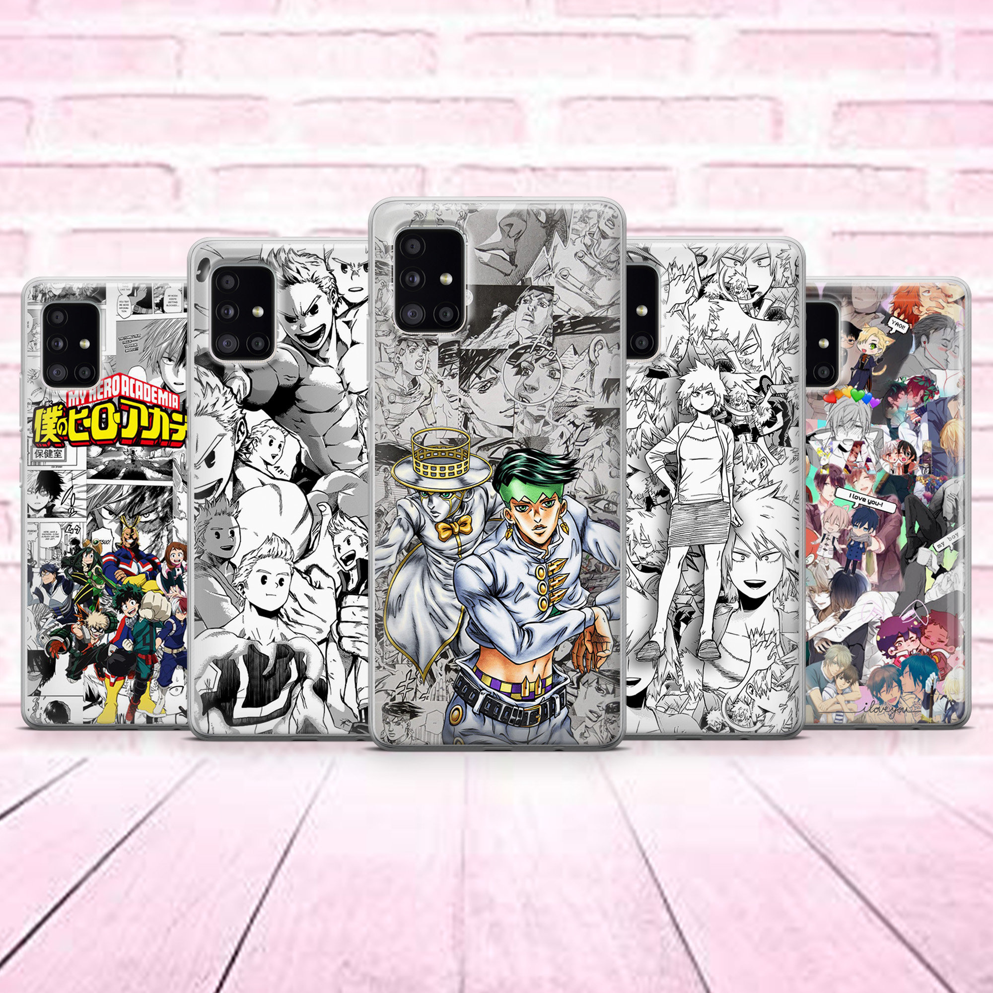 Aesthetic Manga Characters Phone Case Anime Cover Fit for iPhone 13, 12 ...