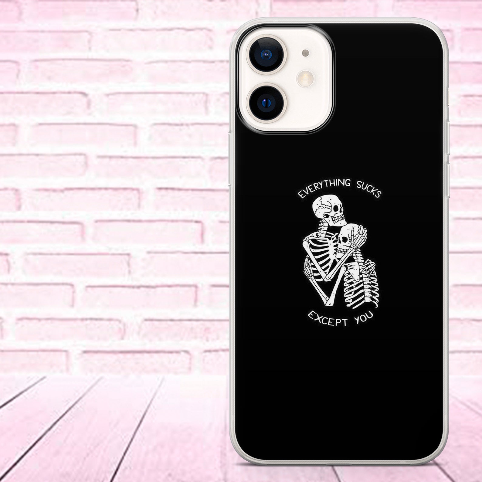 Gothic Style Phone Case Aesthetic Skeleton Cover Fit for - Etsy