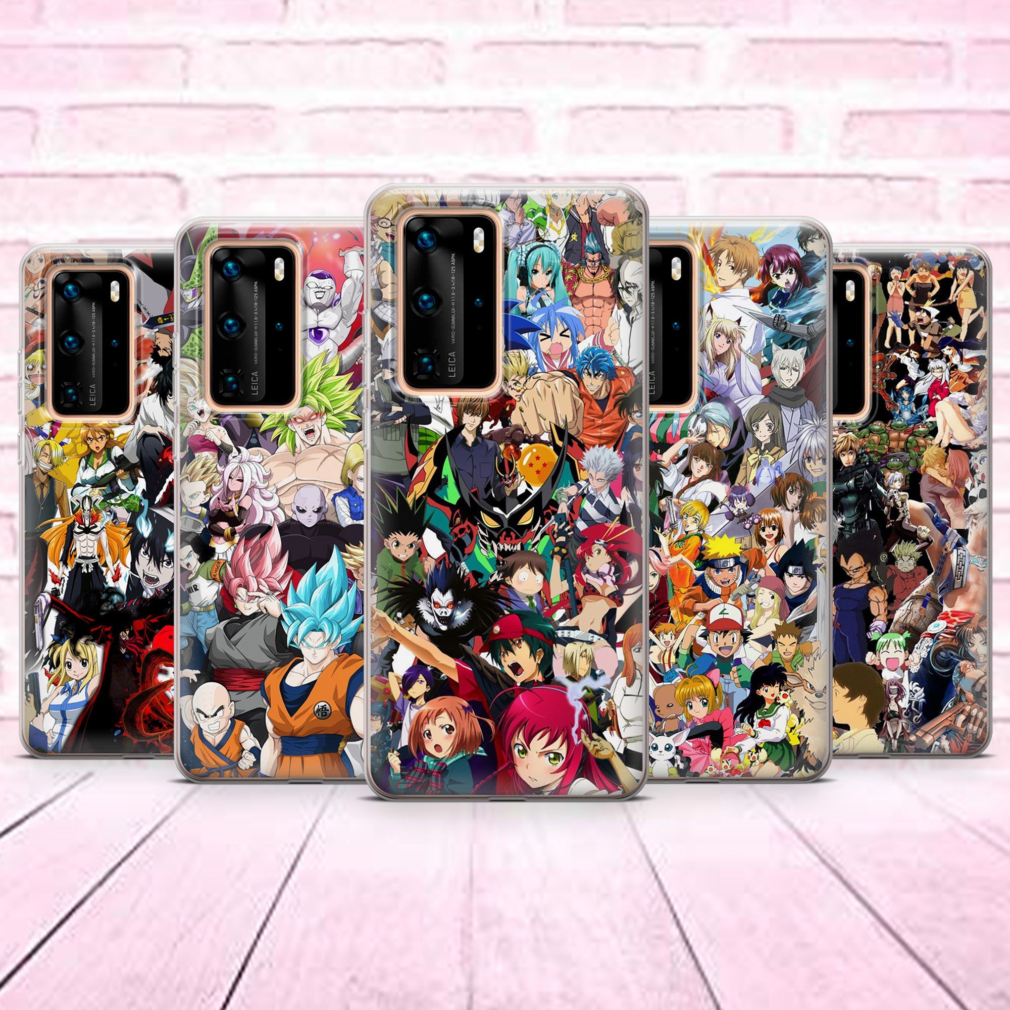 Manga characters Phone Case Anime collage Cover fit for iPhone | Etsy