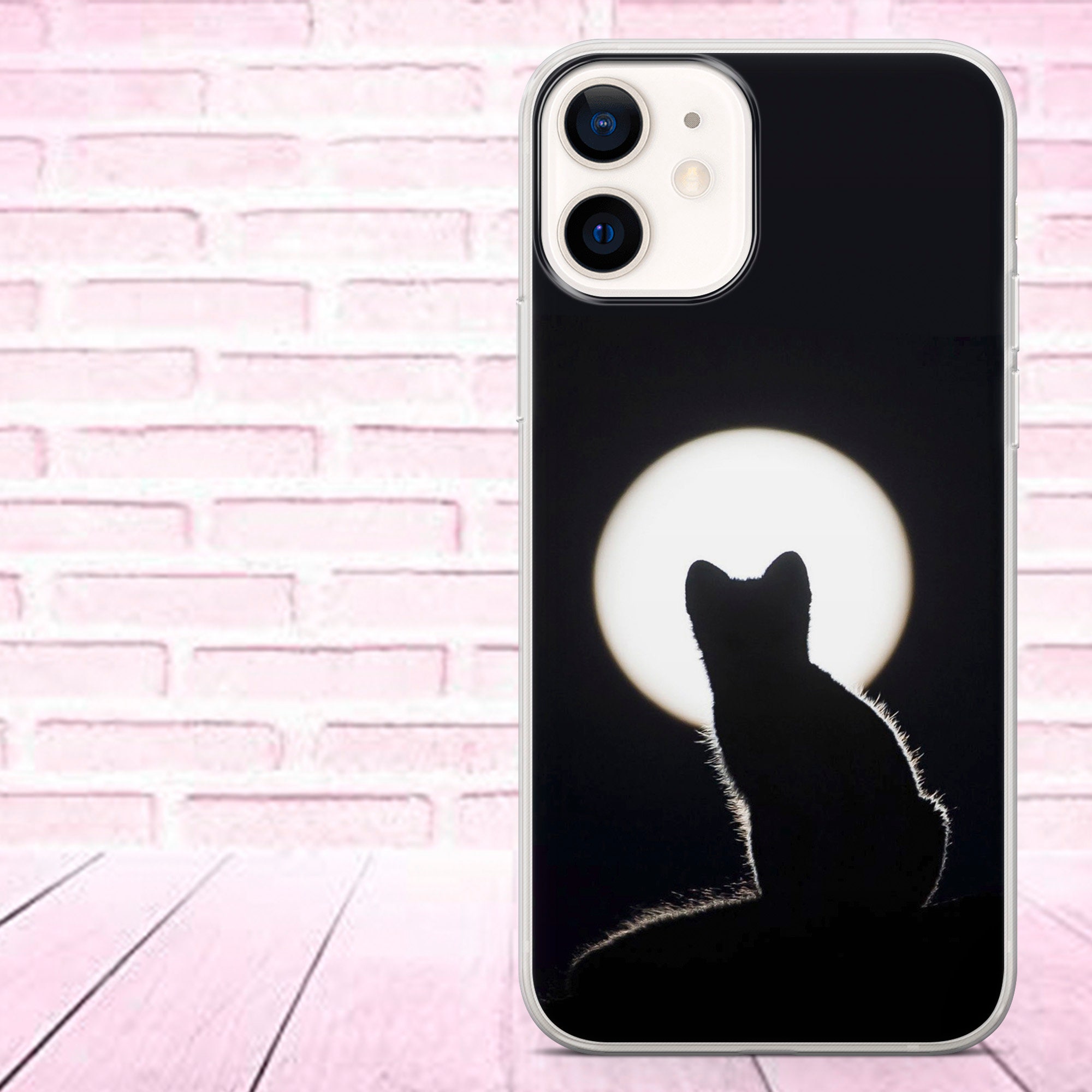 Cat Phone Case Witchy Black Cat Cover Fit for iPhone 13 Pro, 12, 11 Pro ...