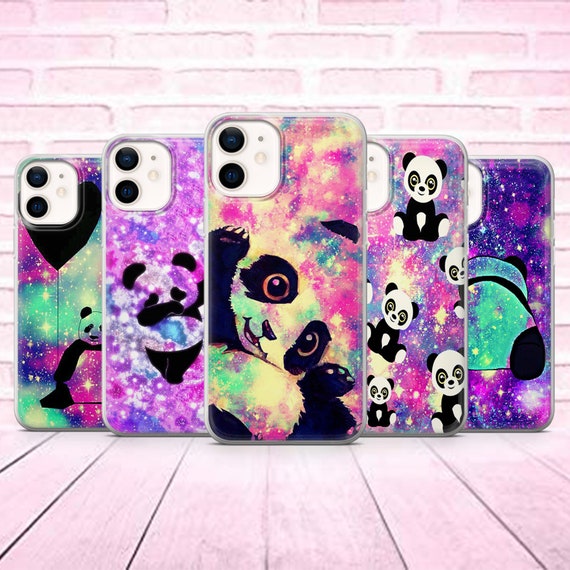 Watercolor Panda Phone Case Panda Cover fit for iPhone 12 8 | Etsy