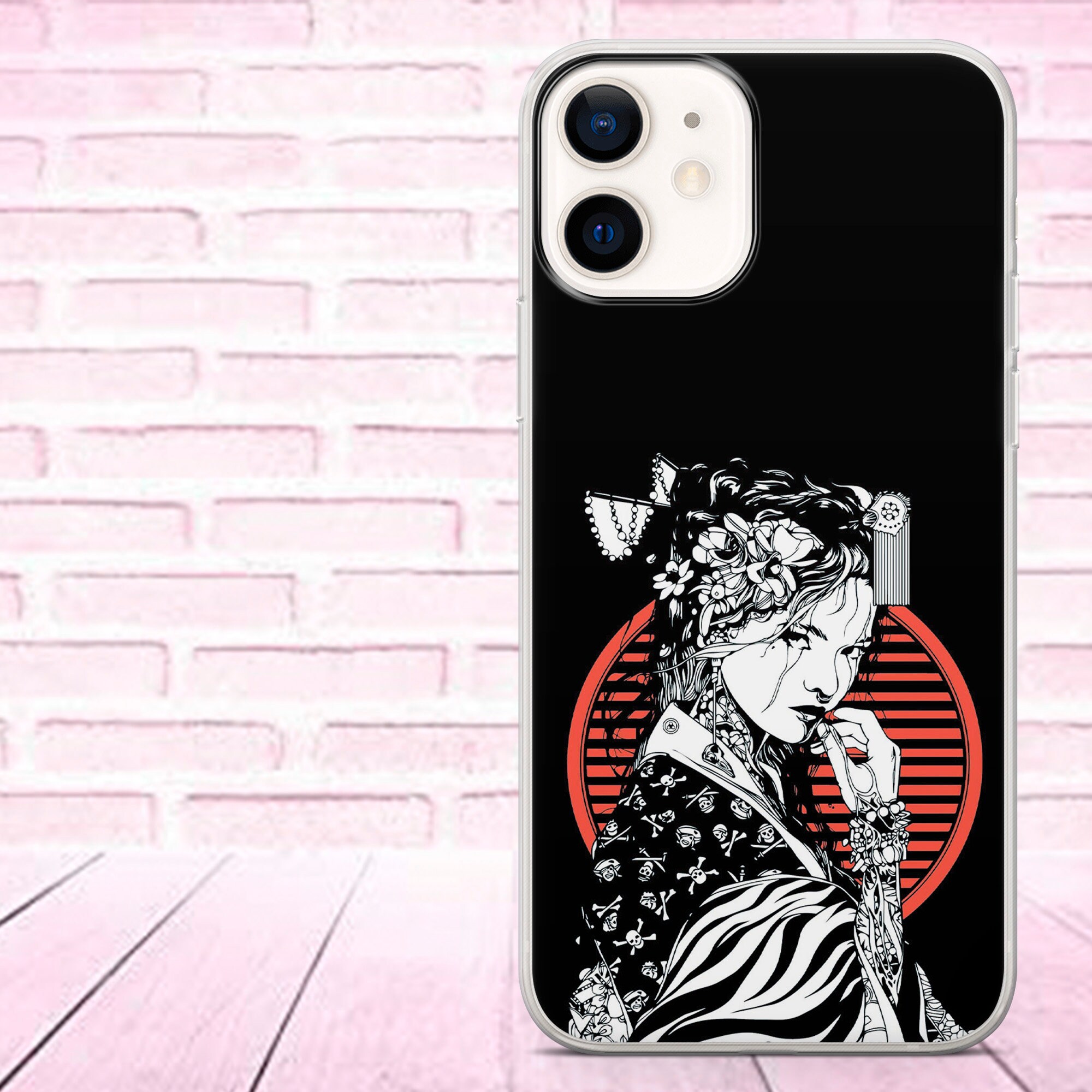 Japanese Geisha Phone Case Japan Samurai Cover fit for iPhone | Etsy