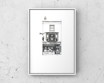 40 Front Doors of Frome Hand Drawn Print Frome Illustration Frome ...