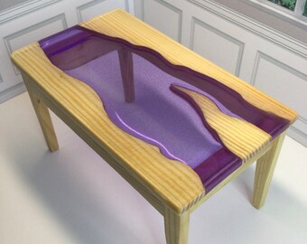 Purple River Table | Etsy