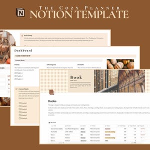 Notion Cozy Planner | Aesthetic Notion Template: Organise, Dream ...