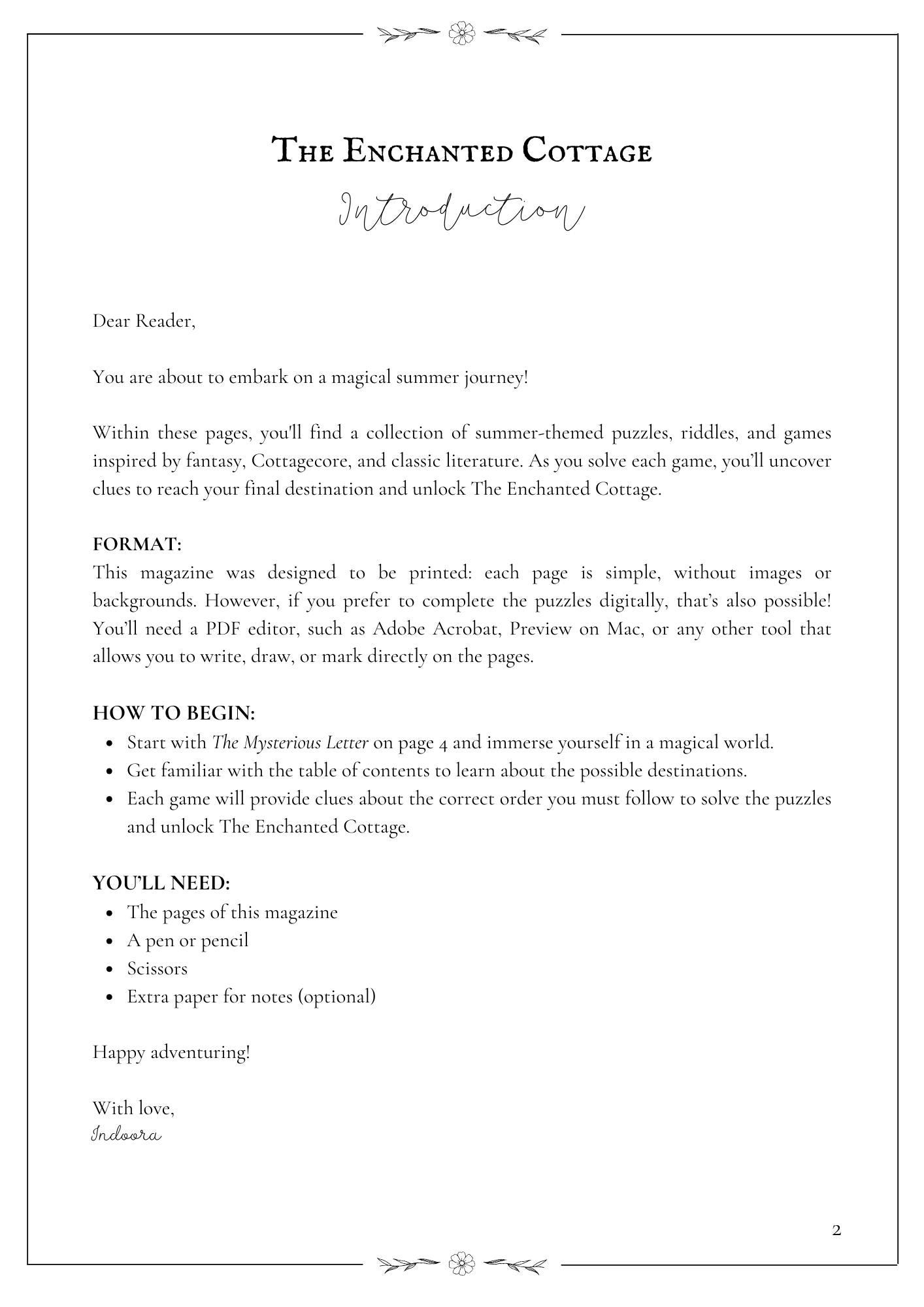 Summer Pastimes Printable/digital Magazine – Puzzles & Riddles ...