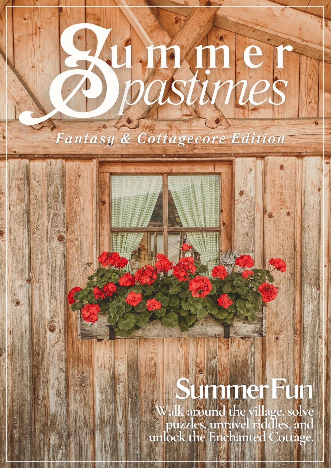 Summer Pastimes Printable/digital Magazine – Puzzles & Riddles ...