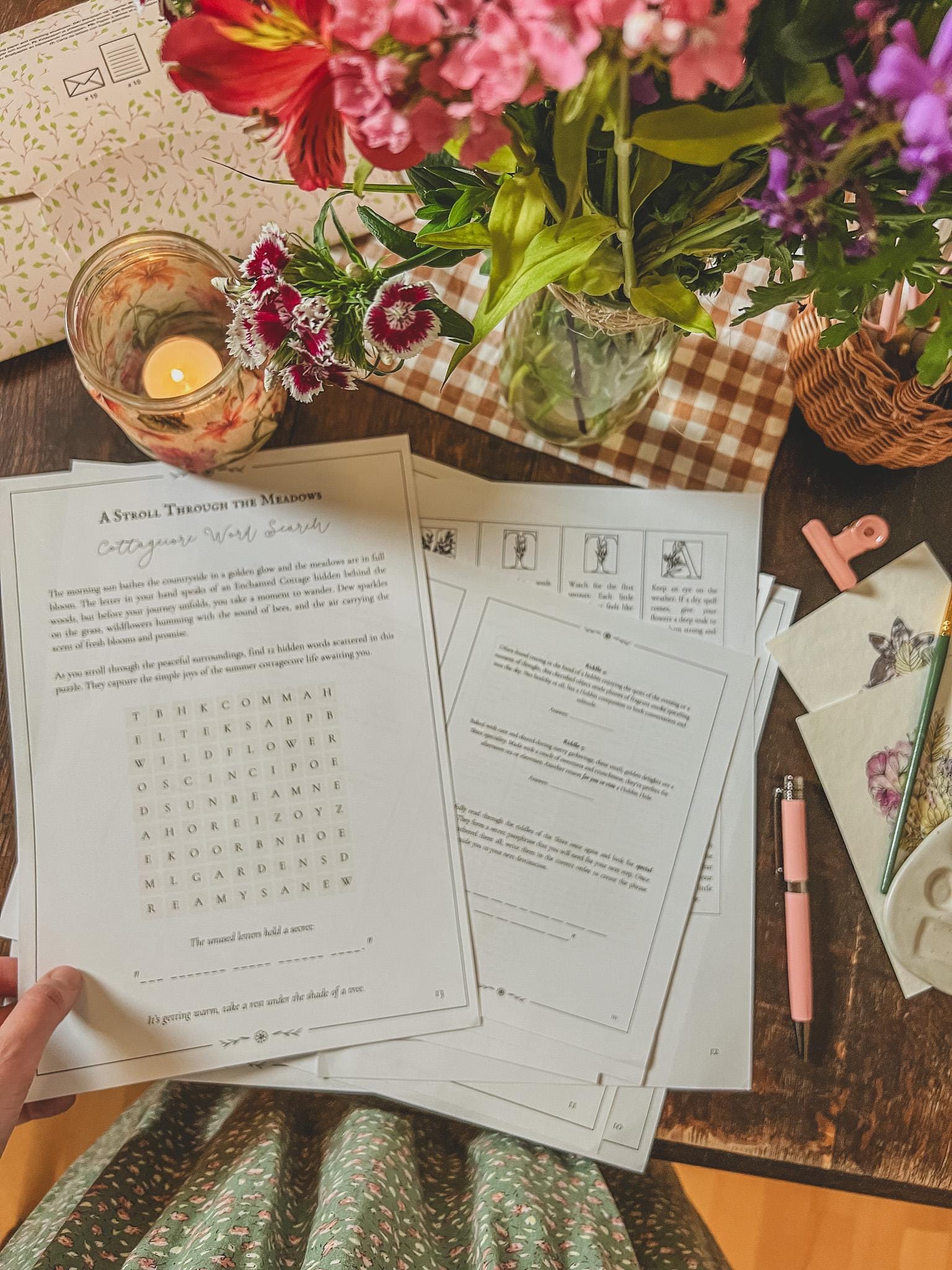 Summer Pastimes Printable/digital Magazine – Puzzles & Riddles ...