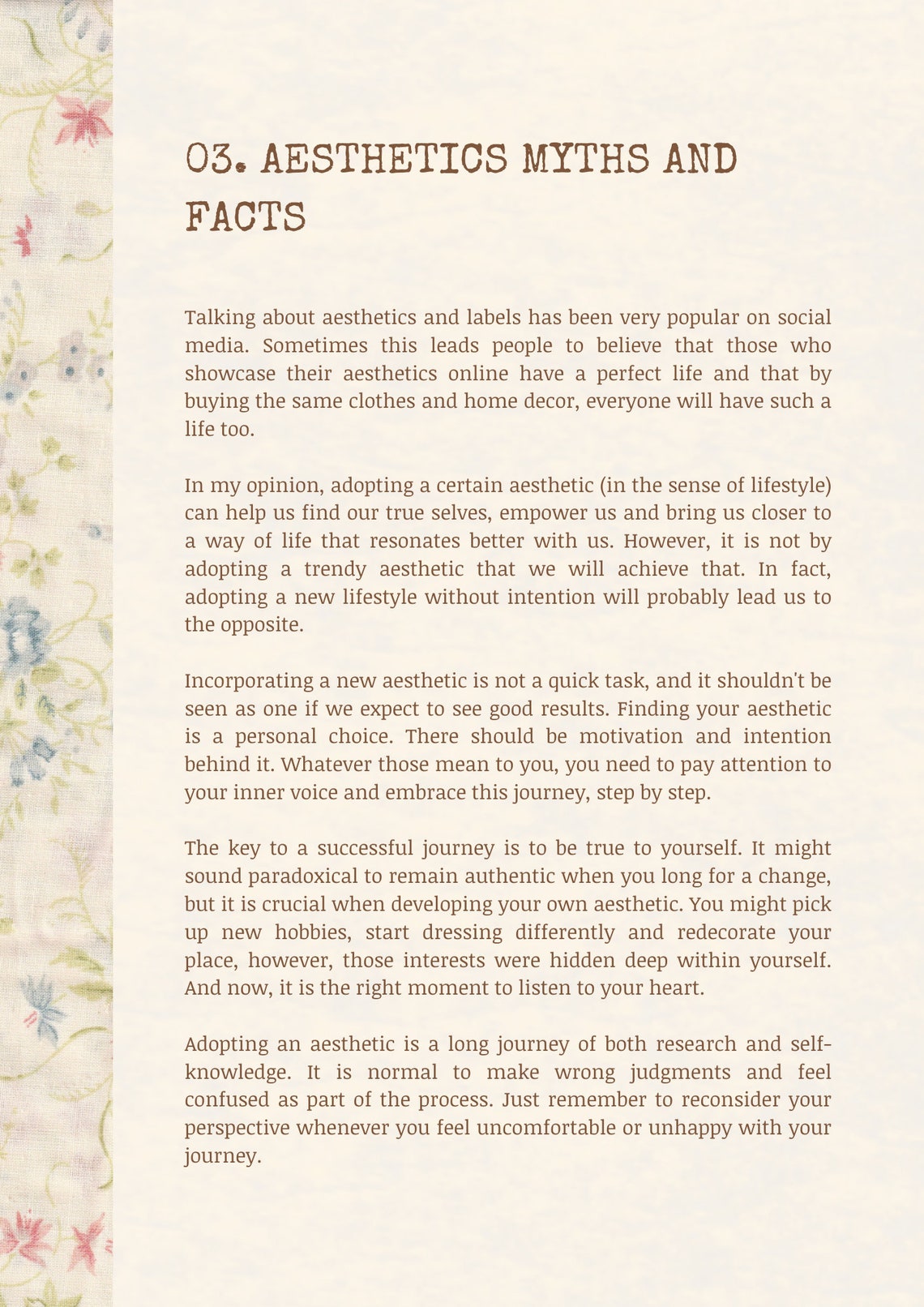 The Journey of Finding Your Aesthetic - PDF Ebook [beginner's Guide to ...