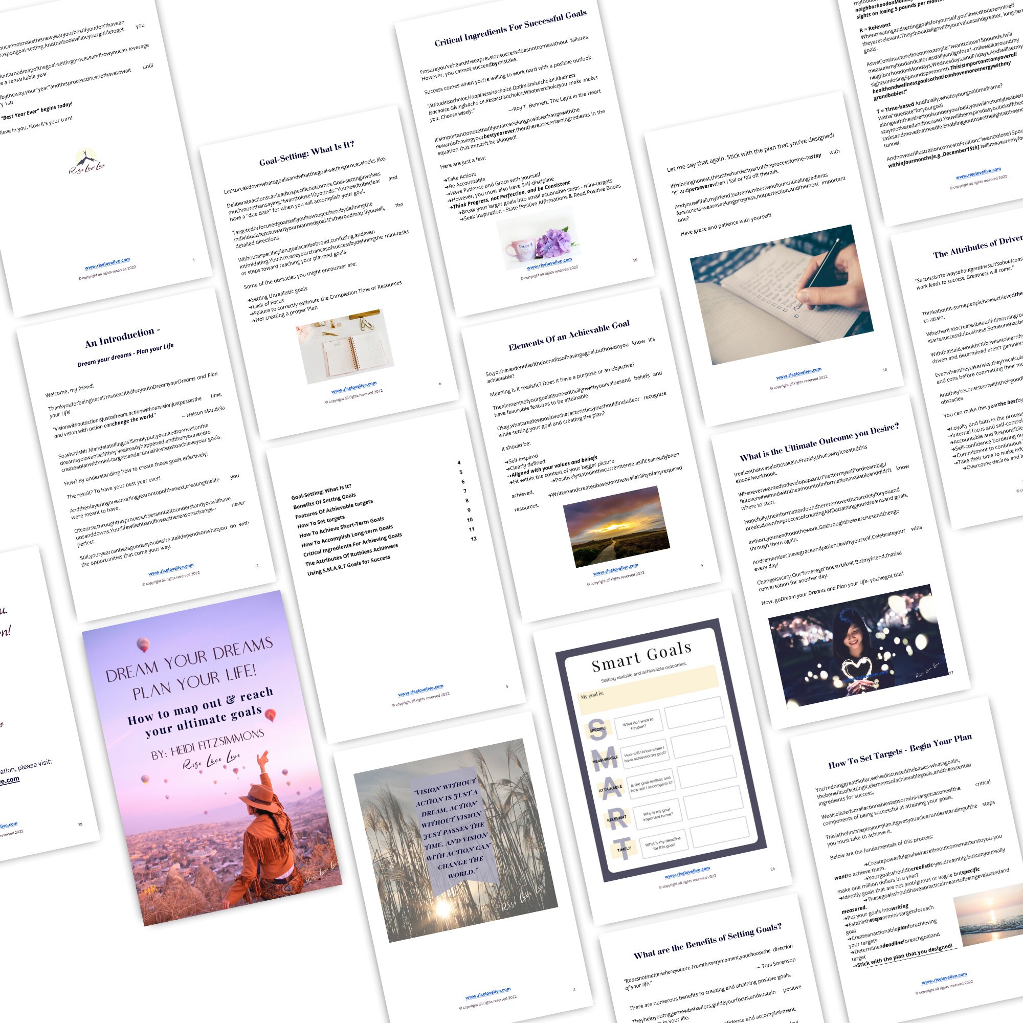 Easy to Follow Goal Setting Process Dream Your Dreams Plan Your Life ...