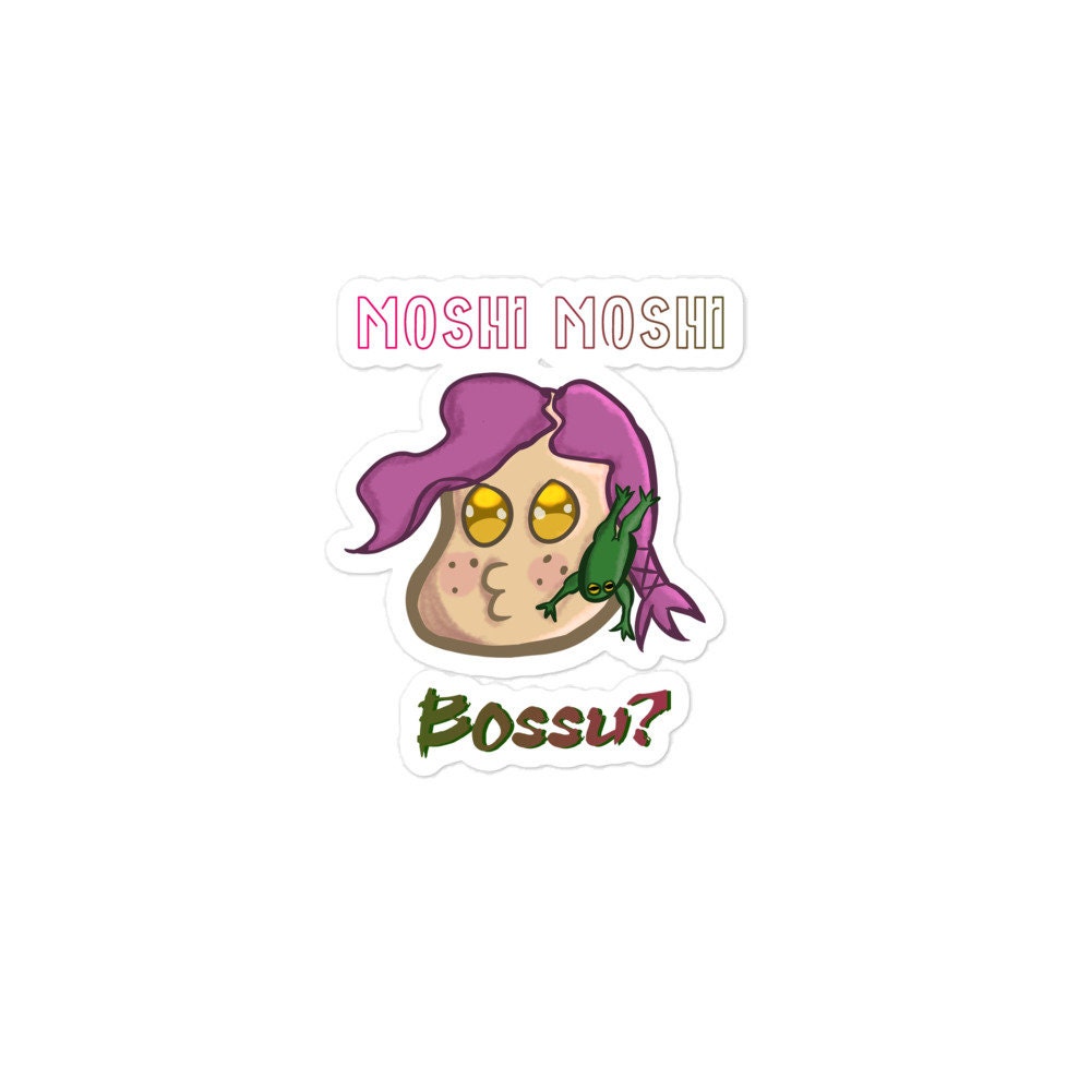 Moshi Moshi Bossu Doppio Chibi Sticker para los fans del anime - Etsy ...