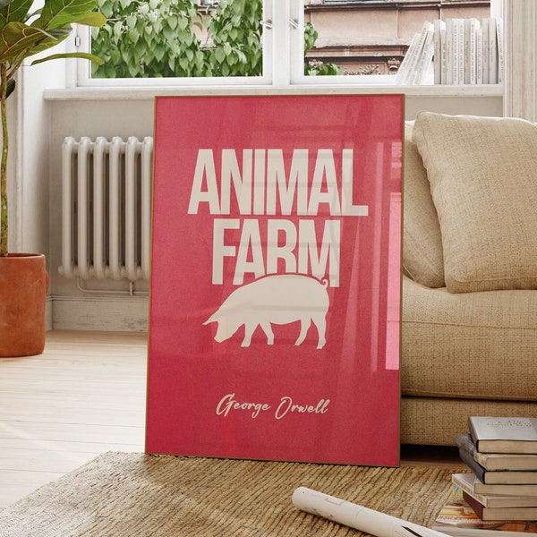 George Orwell Animal Farm Posters - Etsy