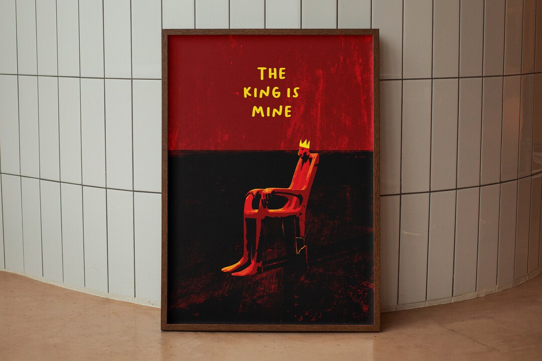 Satirical King Poster: Where Humor and Inspiration Meet in - Etsy