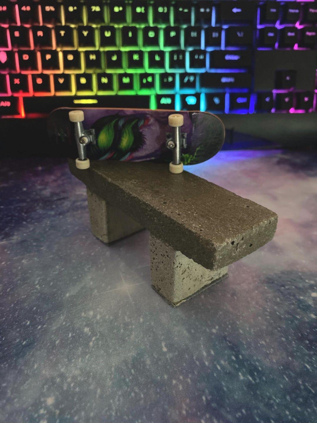 Fingerboard Concrete Bench Skate Bench - Etsy