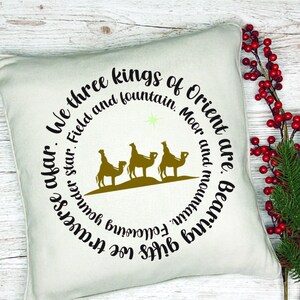We Three Kings Christmas Carol Christmas SVG Christmas PNG Commercial ...