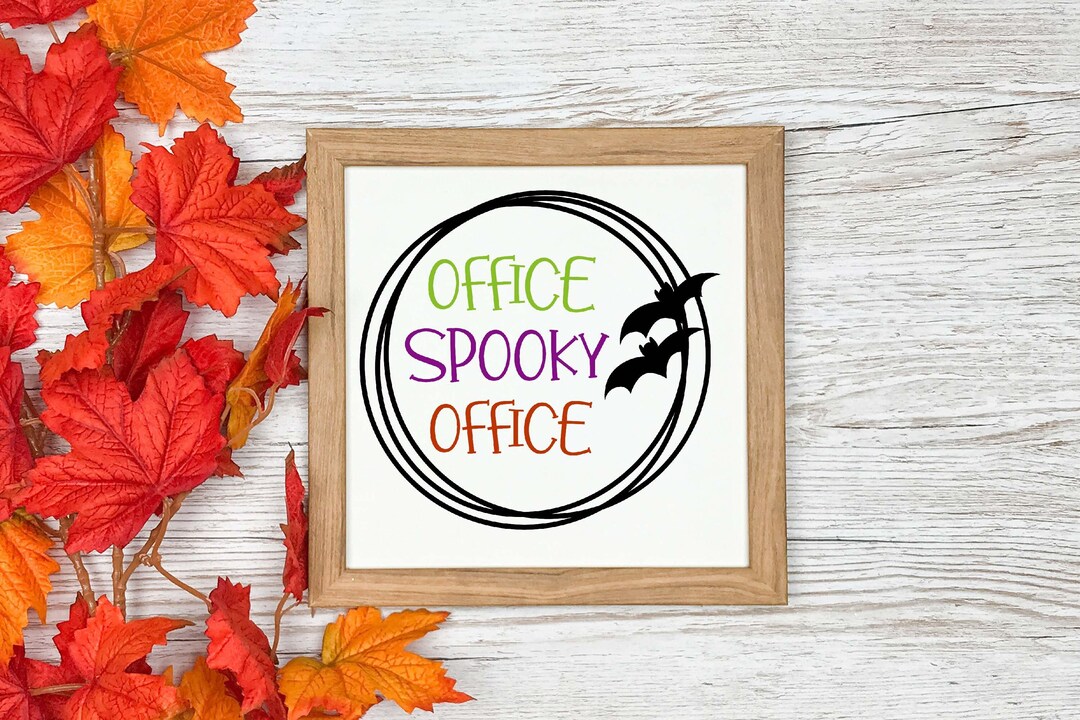Halloween Office Spooky Office - Halloween Svg Dxf Eps Png (color ...