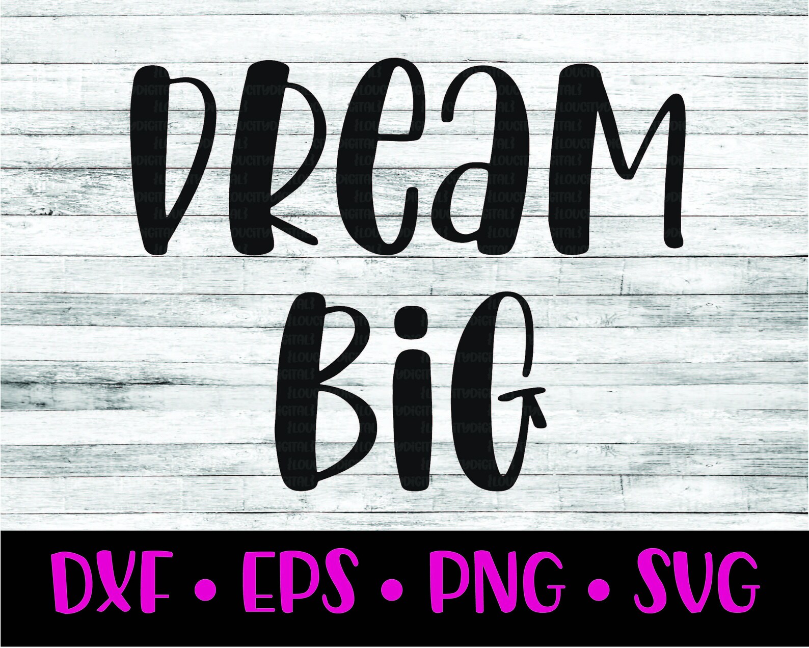 Dream Big SVG Cut File - Etsy