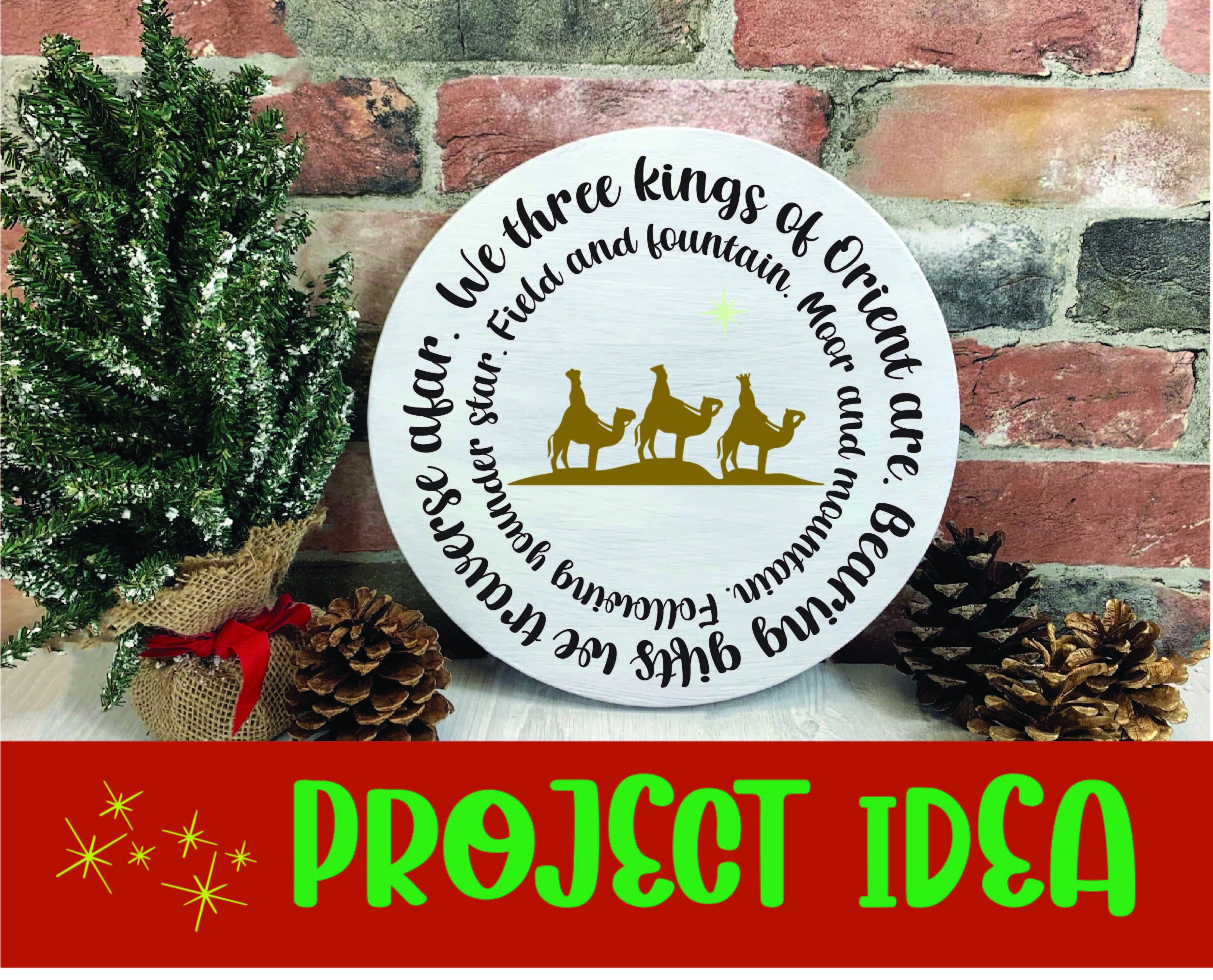 We Three Kings Christmas Carol Christmas SVG Christmas PNG Commercial ...