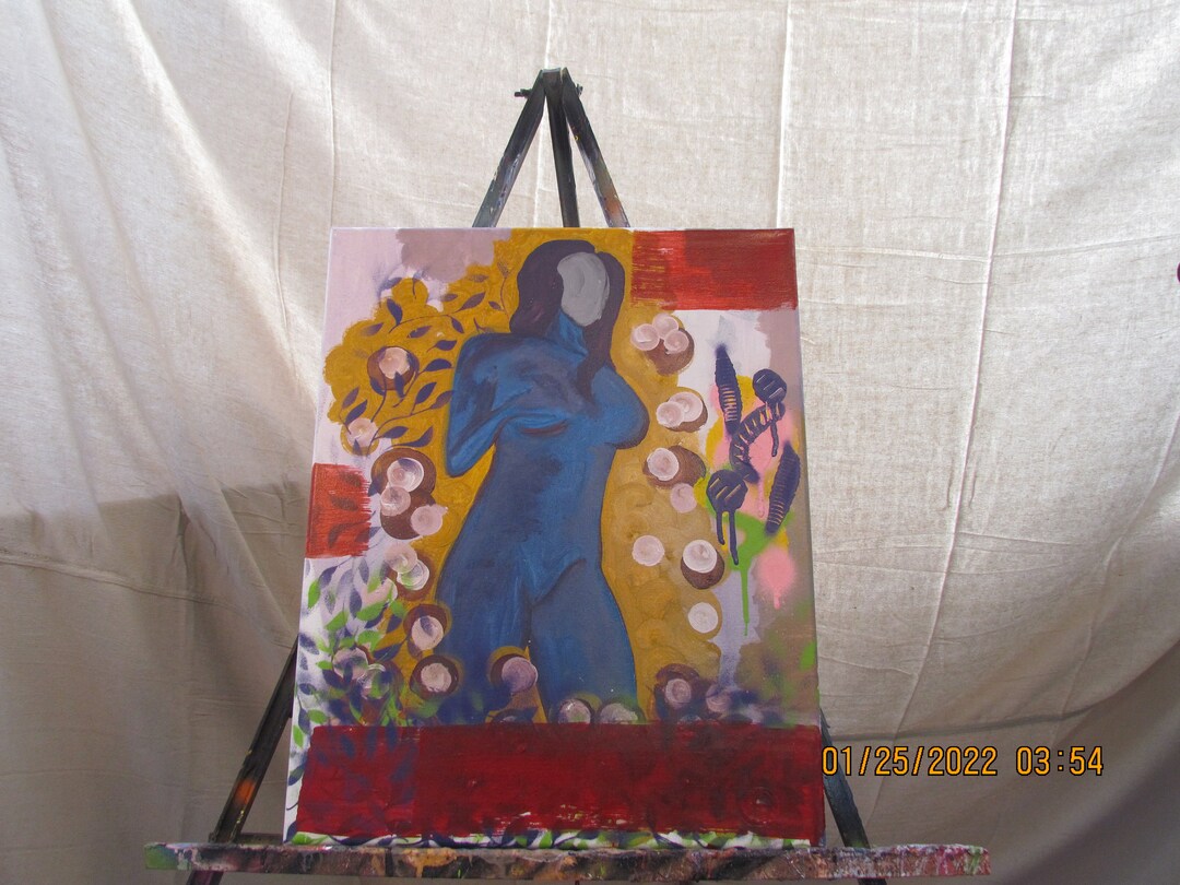 Figure Painting, Abstract, Acrylic, Wall Decoration - Etsy