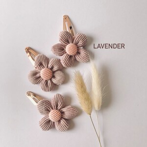 Daisy Corduroy Snap Clip - Etsy