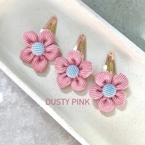Daisy Corduroy Snap Clip - Etsy