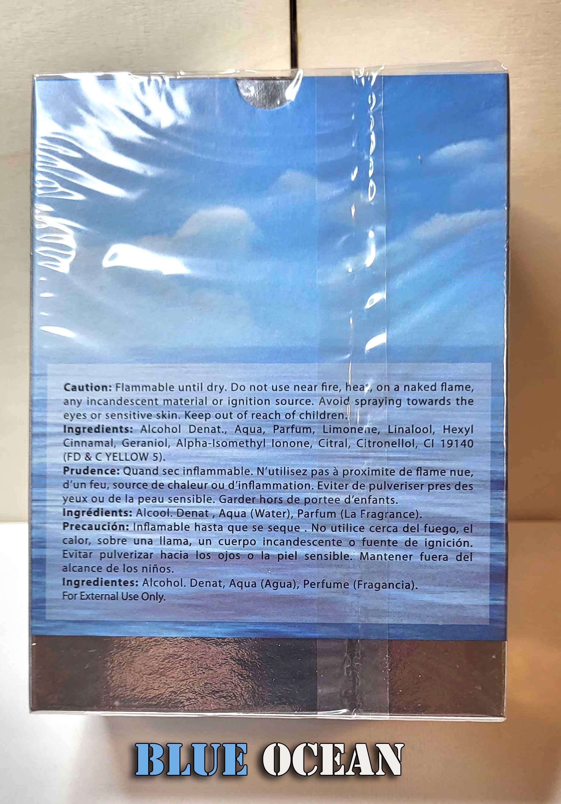 BLUE OCEAN Men's Designer EDT Cologne 3.4 Oz Spray by Mirage Brands - Etsy