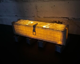 Zombie Mystery Box Lightbox | Call of Duty Zombies | Lamp | Gaming Room ...