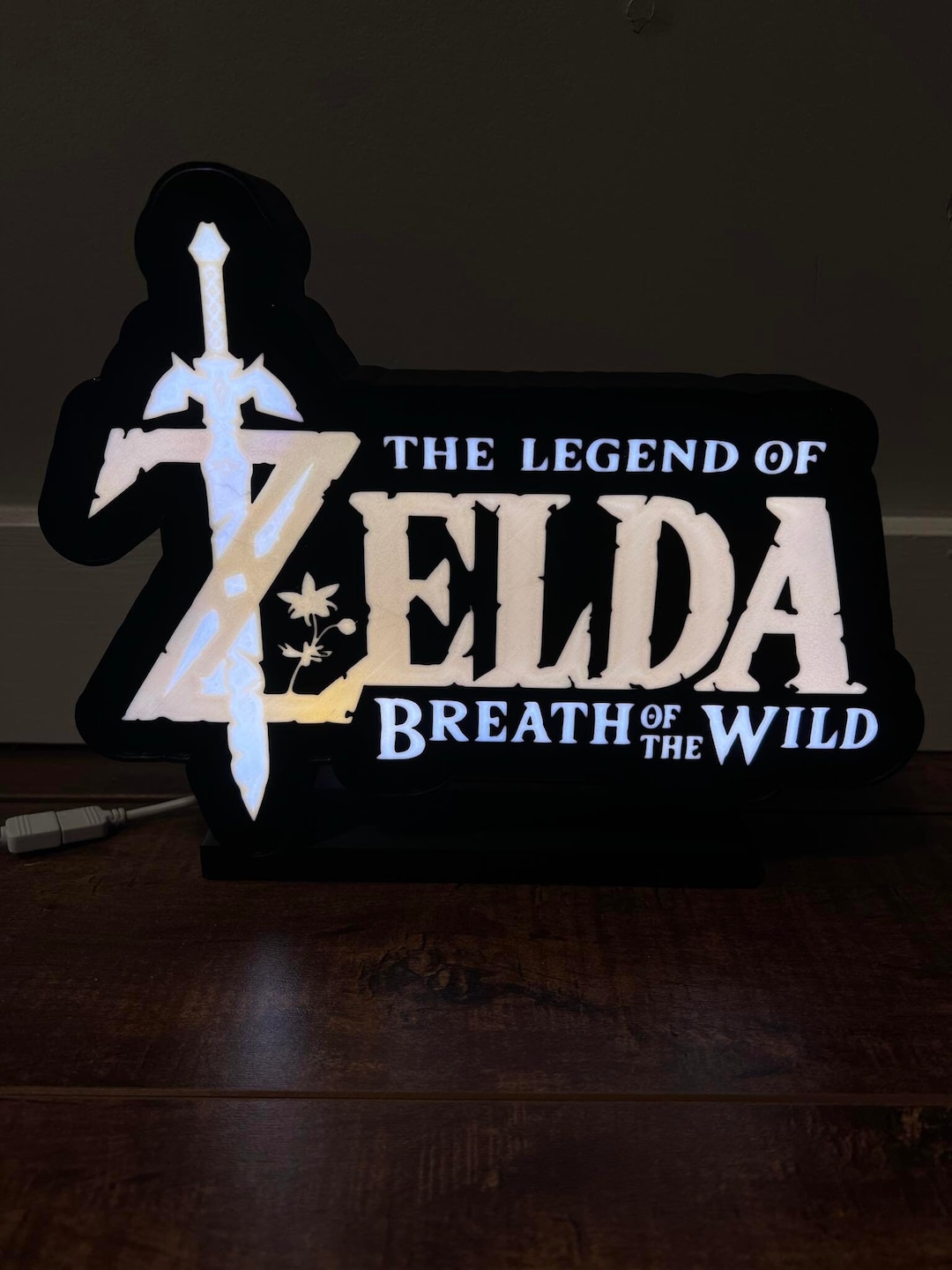 Zelda Led Lightbox Sign Lamp Room Decoration - Etsy