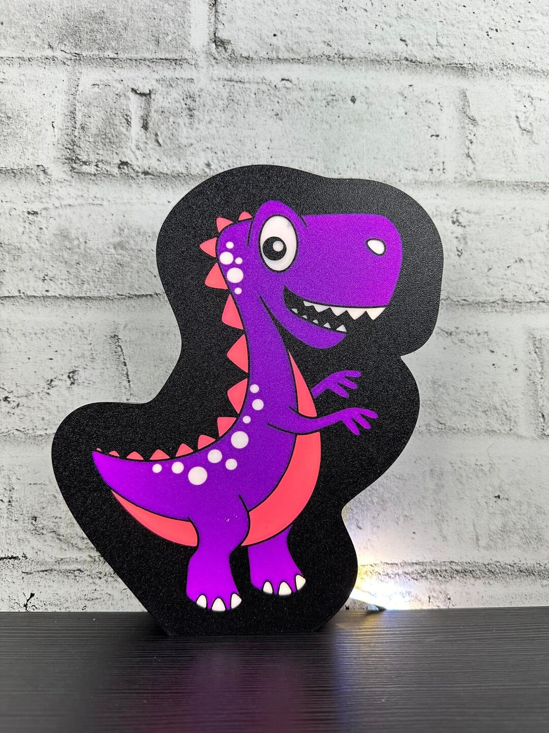 Little Dino Led Lightbox Sign Lamp Kids Baby Room Decoration - Etsy
