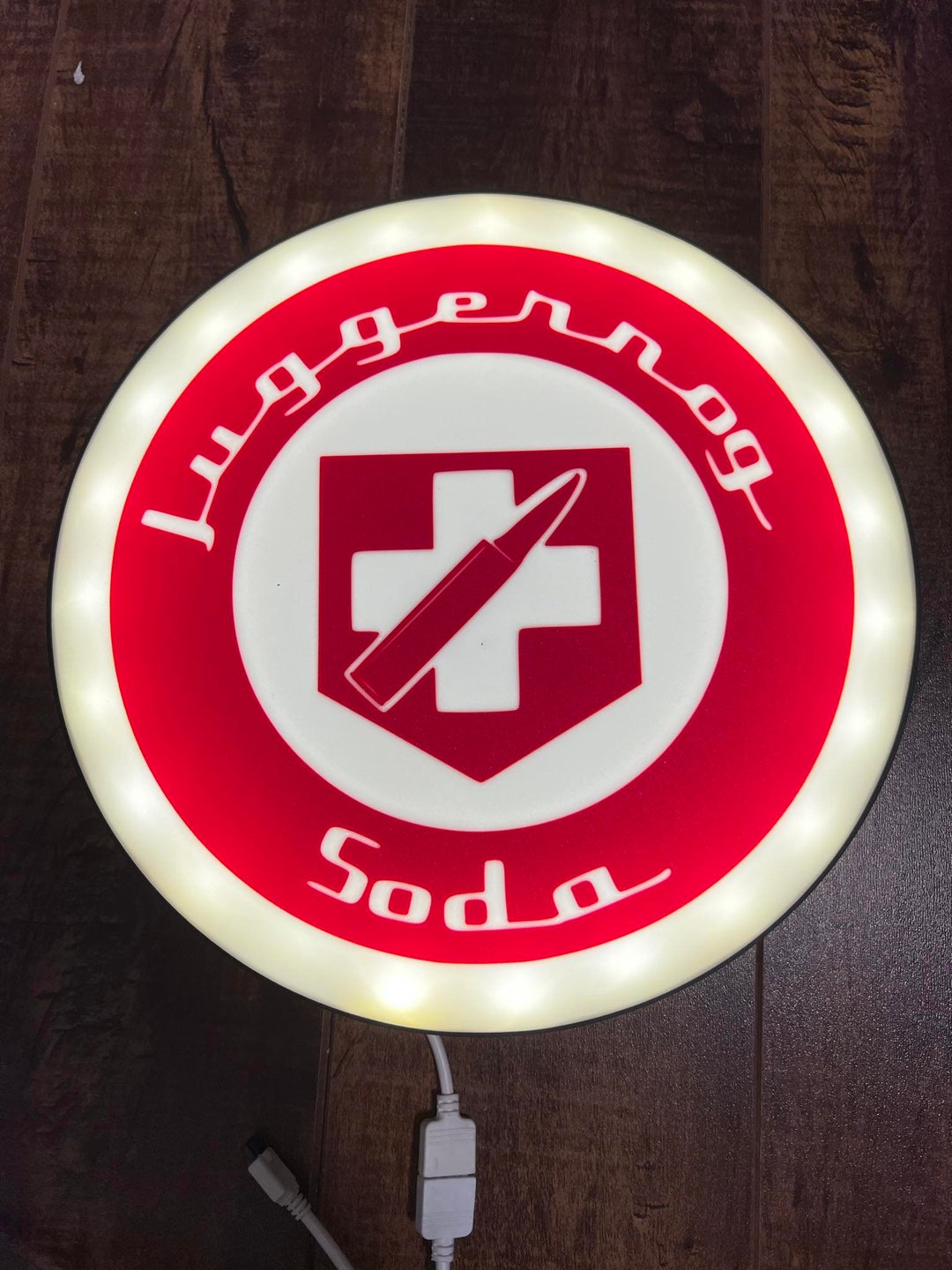 Juggernog Soda COD Call of Duty Zombies Led Lightbox Sign Lamp Room ...