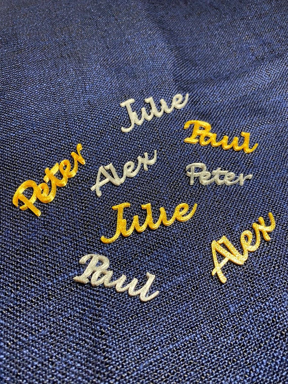 Custom Wedding Name 3D Printed - Etsy