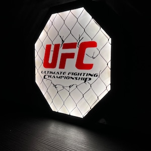 UFC Led Lightbox Sign | Lamp | Gaming Room Decoration - Etsy