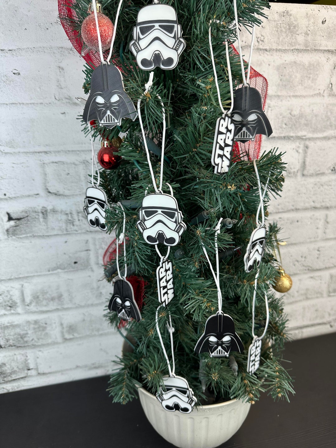 Vader & Stormtrooper Star Wars Christmas Tree Decorations Ornaments - Etsy