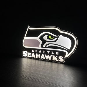 Seattle Seahawks NFL Led Lightbox Sign Lamp Room Decoration - Etsy