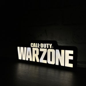 Call of Duty WARZONE Led Lightbox Sign | Lamp | Gaming Room Decoration ...