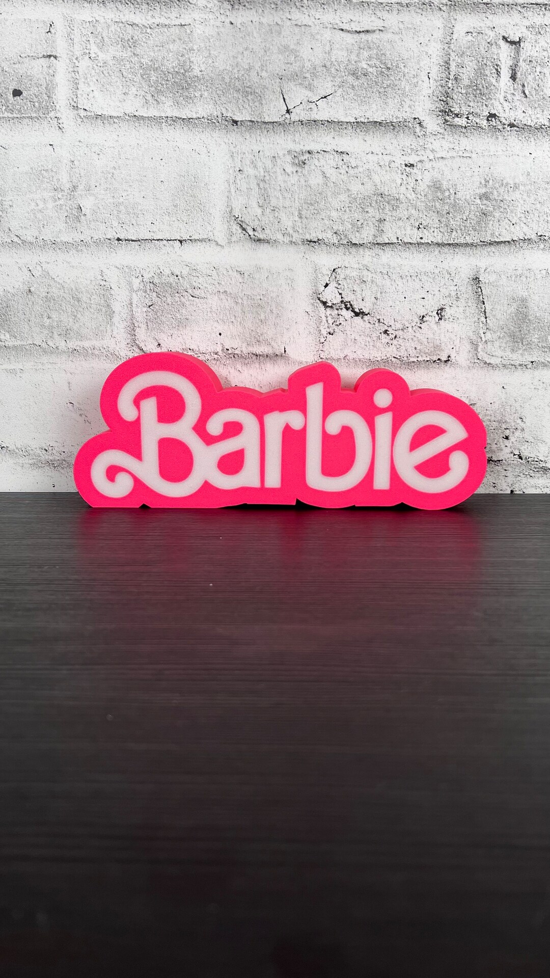 Pink Doll Led Lightbox Sign Lamp Room Decoration - Etsy