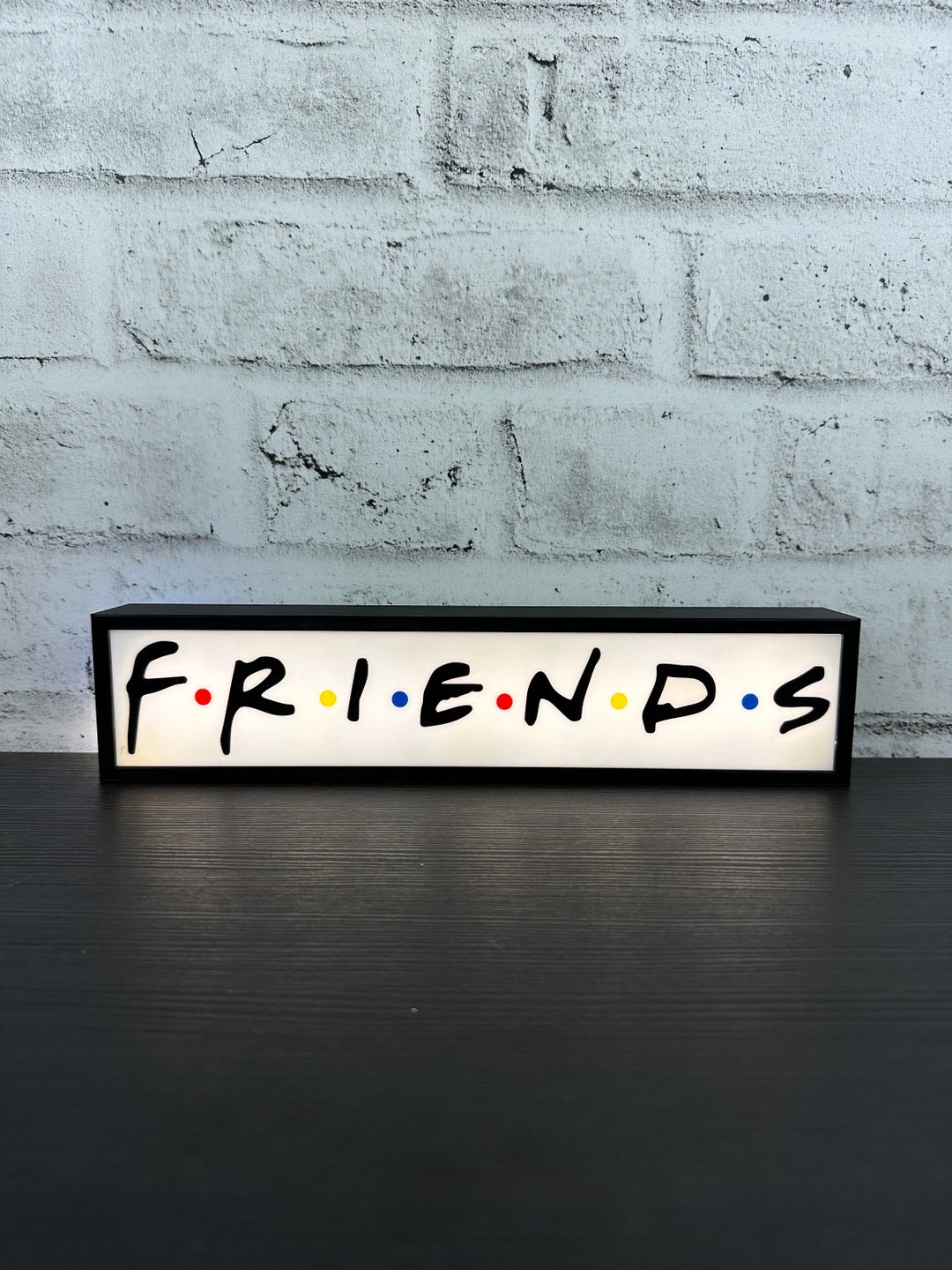Friends Led Lightbox Sign Lamp RGB Room Decoration Friends - Etsy
