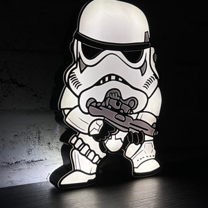 Stormtrooper Led Lightbox Sign Lamp Room Decoration - Etsy