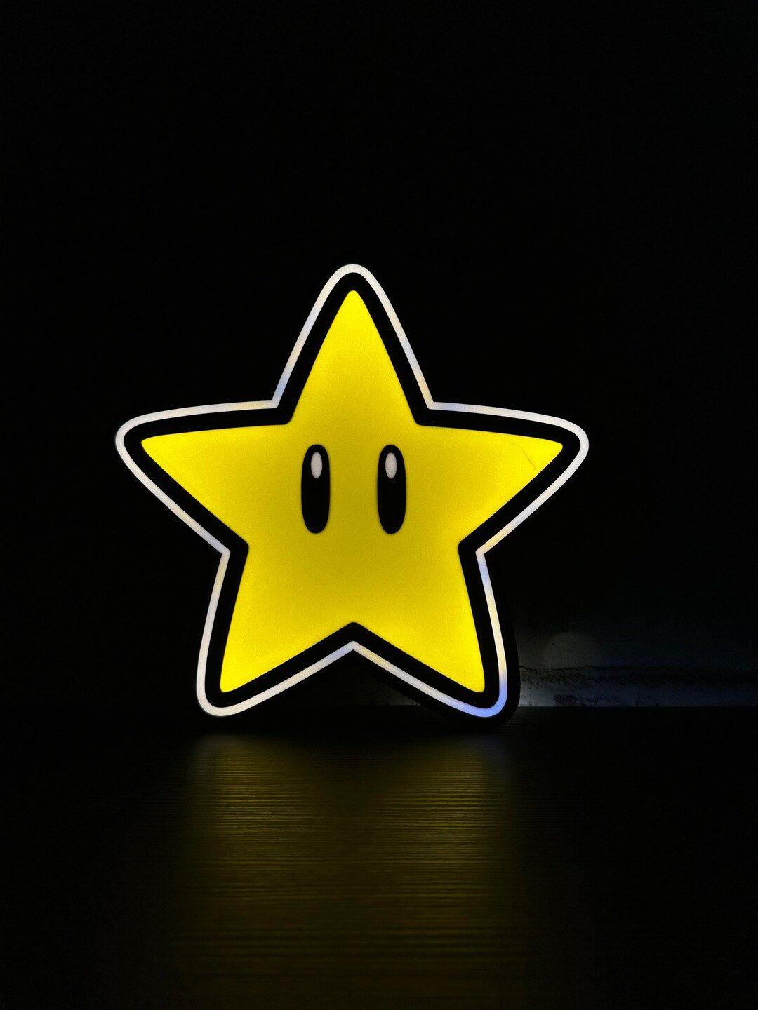 Super Mario STAR Led Lightbox Sign | Lamp | Room Decoration - Etsy