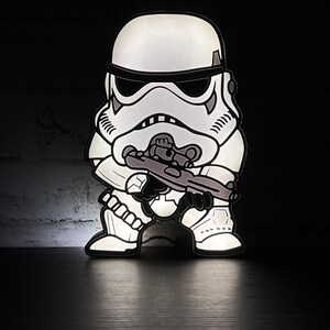 Stormtrooper Led Lightbox Sign Lamp Room Decoration - Etsy