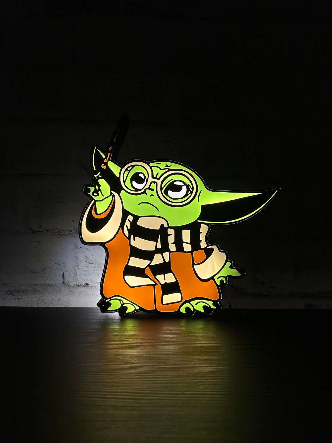 Baby Yoda Led Lightbox Sign Lamp RGB Room Decoration - Etsy