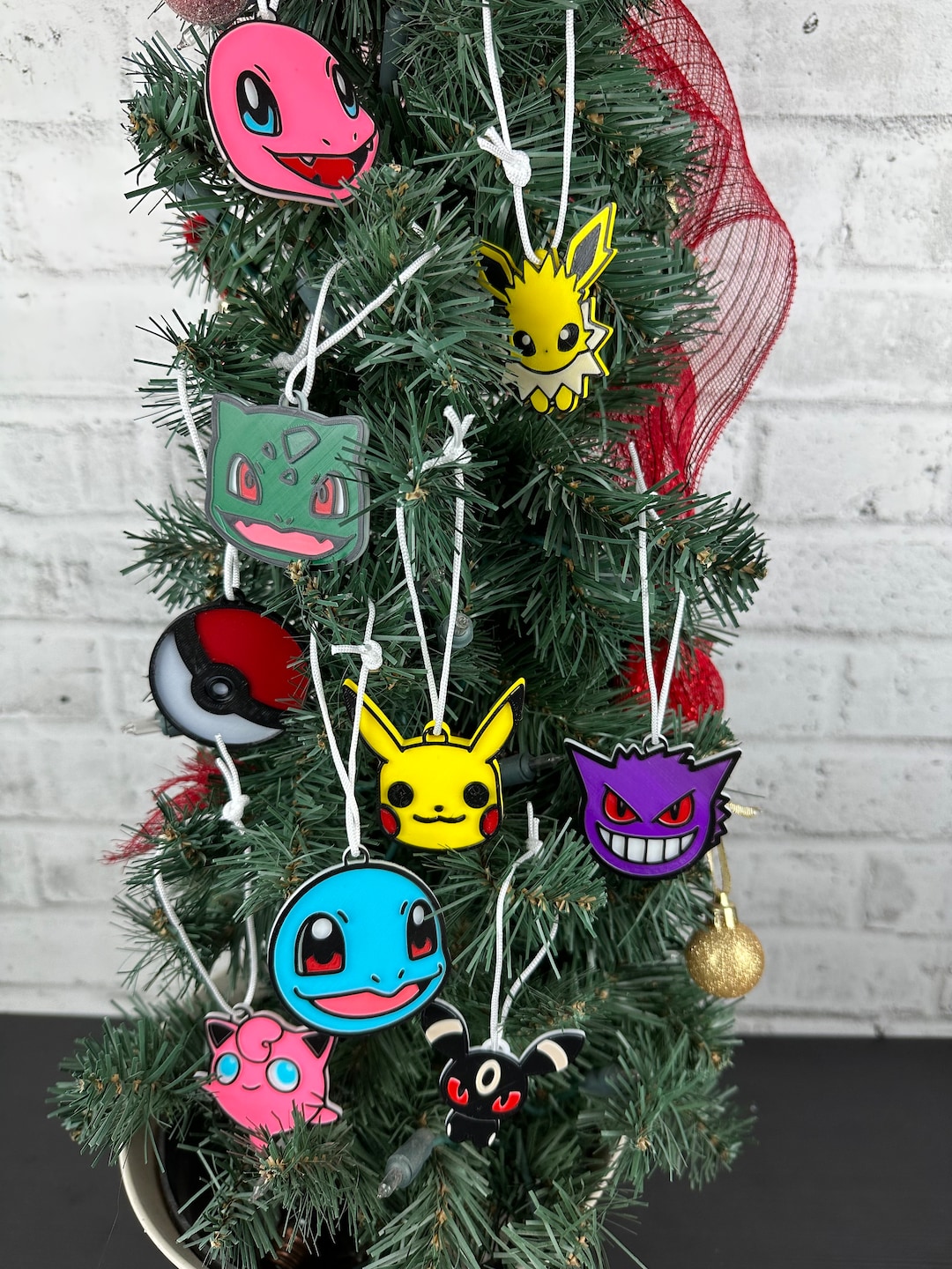 Pokemon Pikachu Christmas Tree Decorations Ornaments - Etsy