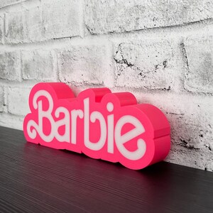 Pink Doll Led Lightbox Sign Lamp Room Decoration - Etsy