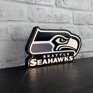 Seattle Seahawks NFL Led Lightbox Sign Lamp Room Decoration - Etsy