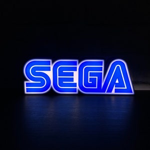 SEGA Led Lightbox Sign Lamp Room Decoration - Etsy