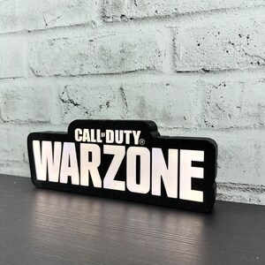 Call of Duty WARZONE Led Lightbox Sign | Lamp | Gaming Room Decoration ...
