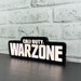 Call of Duty WARZONE Led Lightbox Sign Lamp Gaming Room Decoration - Etsy