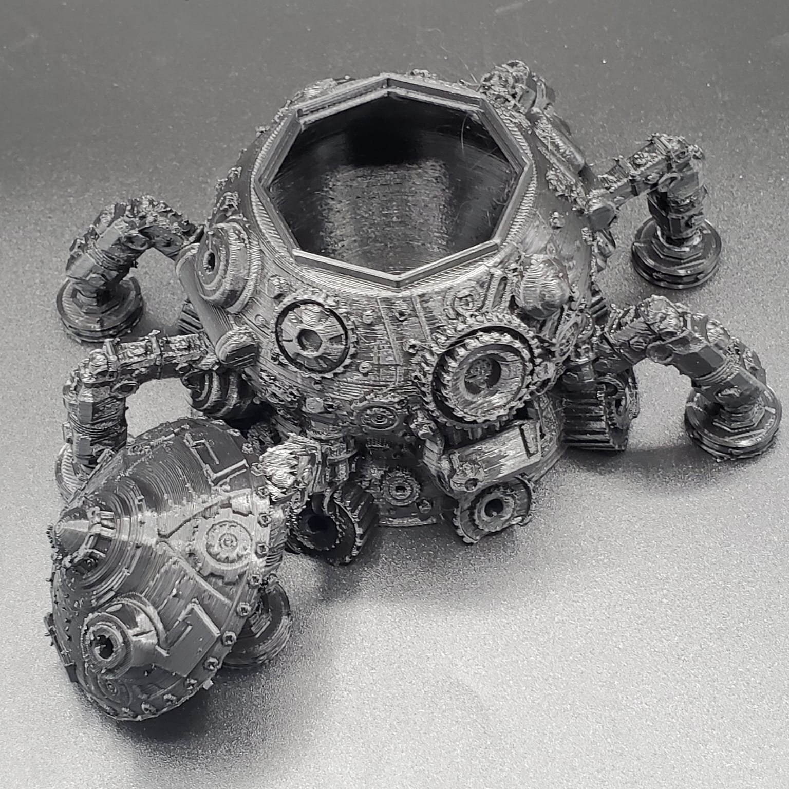 Octo-Tank Steampunk Dice Jail / Bóveda - Etsy España